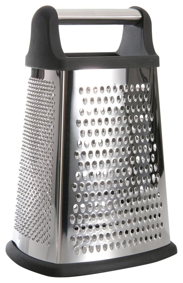 Essentials 10" 4-side Grater W/handle - Contemporary - Graters - by ...