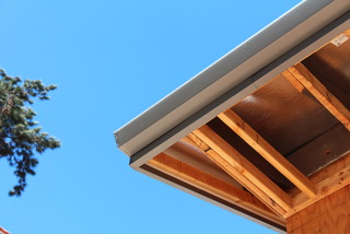 Fascia Board Wrap/Cladding, Angle Faced Gutter in Paint Grip Mettalic ...