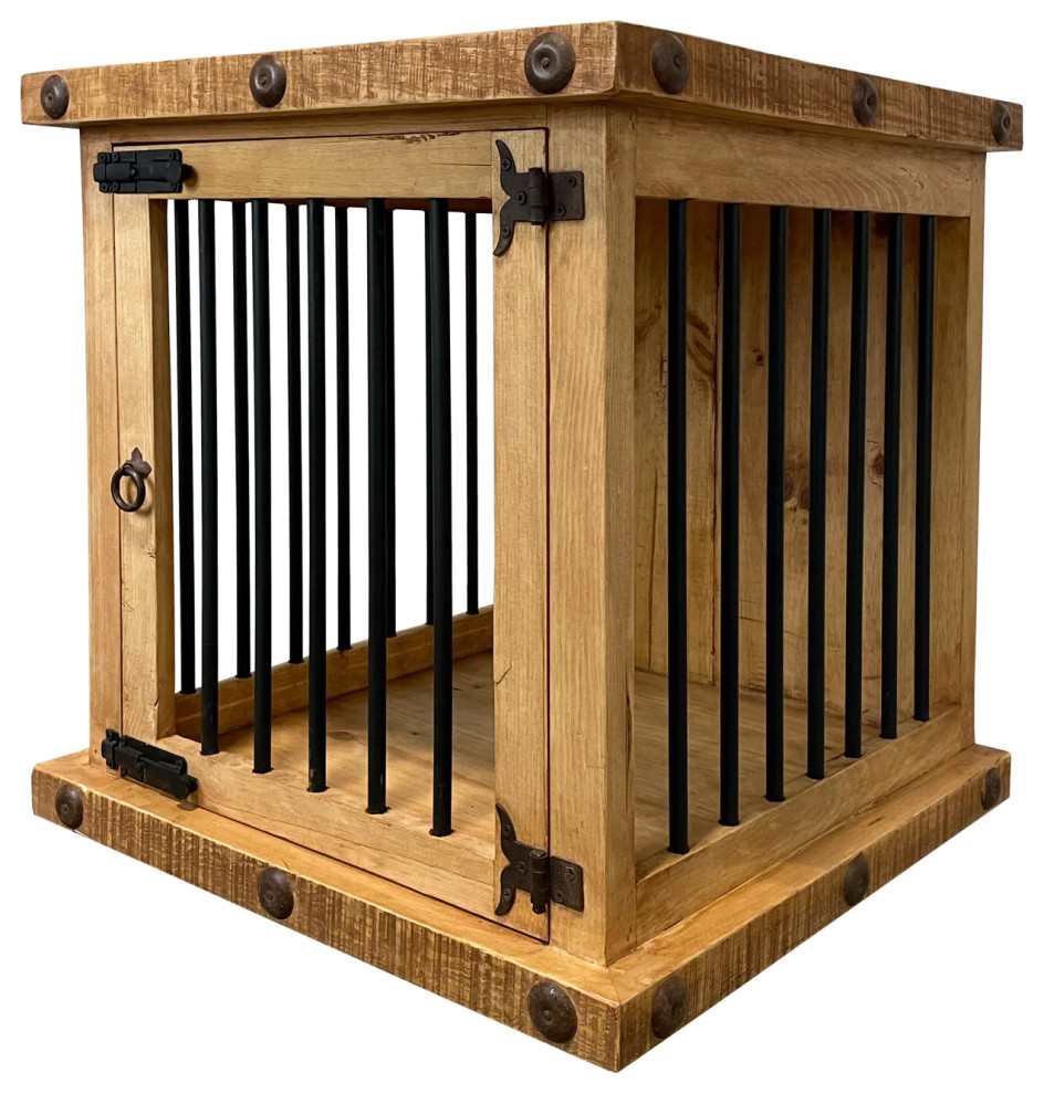 Oasis Small Dog Kennel Med Wax - Rustic - Dog Kennels And Crates - by ...