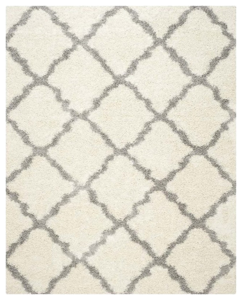 Safavieh Dallas Shag Ivory Shag Rug - 5'1" x 7'6", 6' x 9 ...