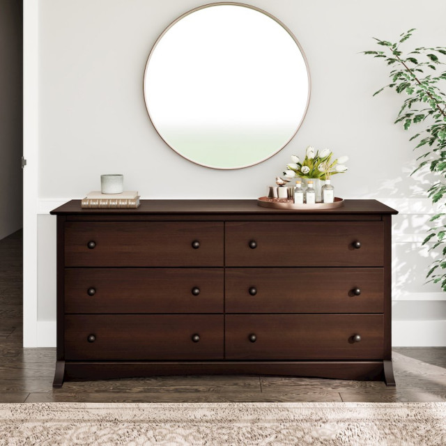Sonoma 6-Drawer Dresser - Contemporary - Dining Chairs - by Bison ...