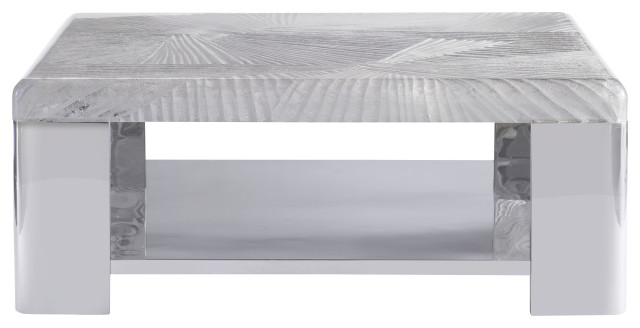 Bernhardt Aura Cocktail Table, 44.06"W x 44.06"D x 17"H - Contemporary ...