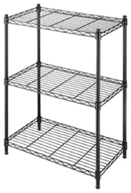 Beautiful Small three-Shelf Storage Rack Shelving Unit - Modern ...