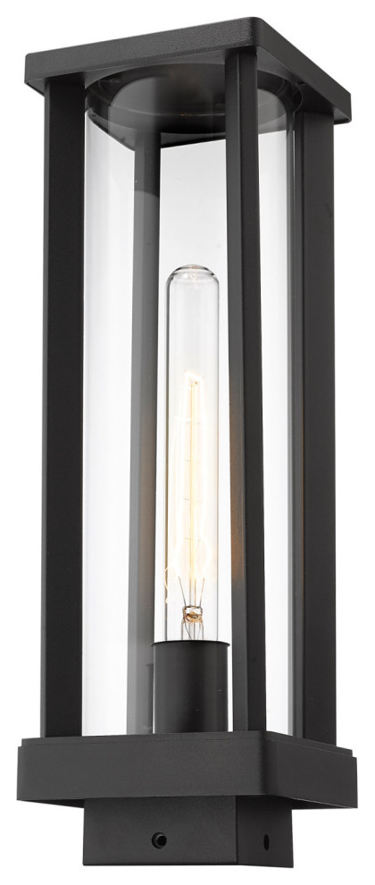 Z-Lite 586PHMS Glenwood 15" Tall Outdoor Single Head Post Light ...