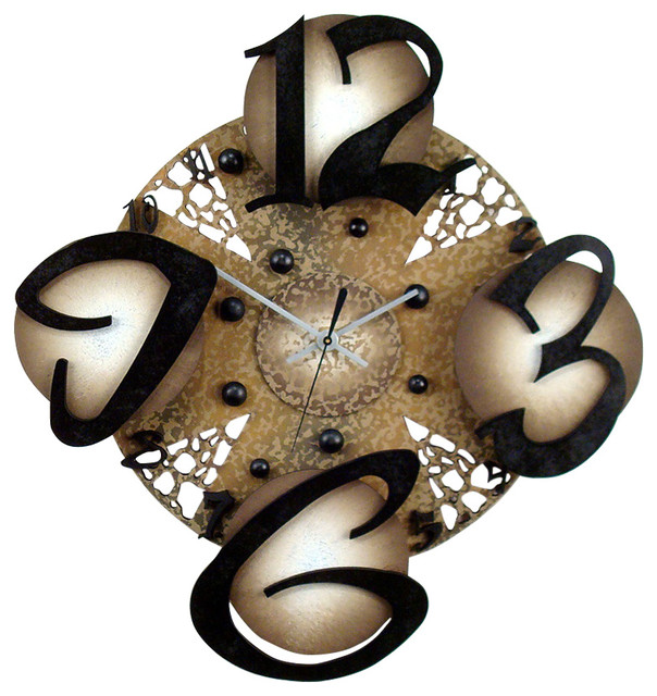 Wild Time 4 Wall Clock - Contemporary - Wall Clocks - by david scherer ...