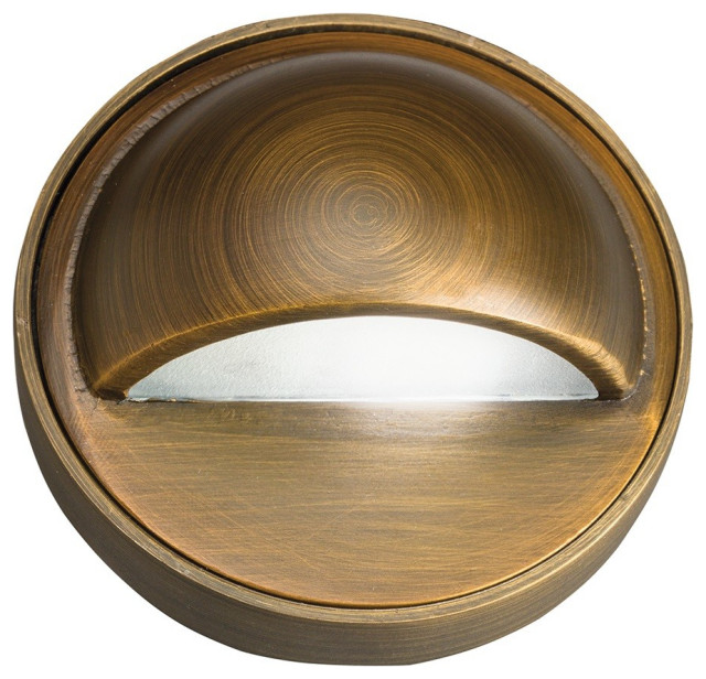 Kichler 15477 Half Moon 4"W 12V Step Light - Transitional - Landscape ...