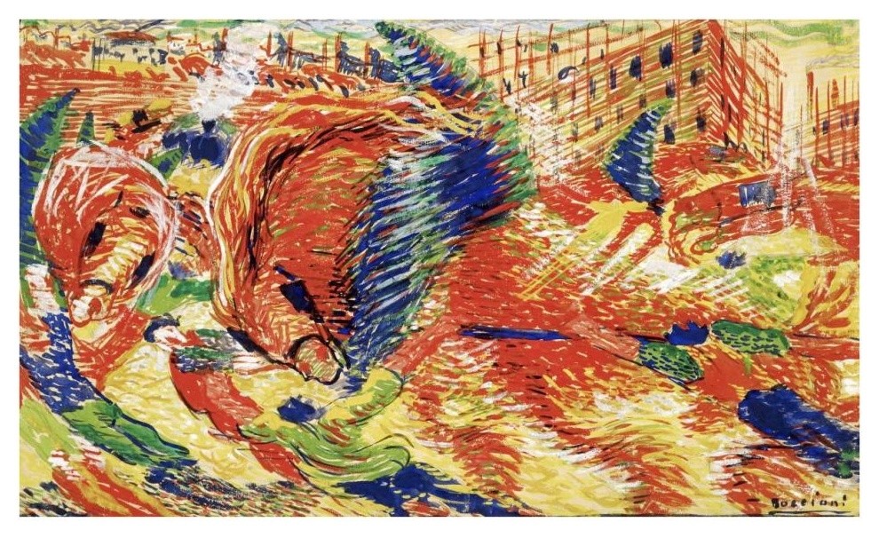 "The City Rises" Digital Paper Print by Umberto Boccioni, 24"x15", 38 ...