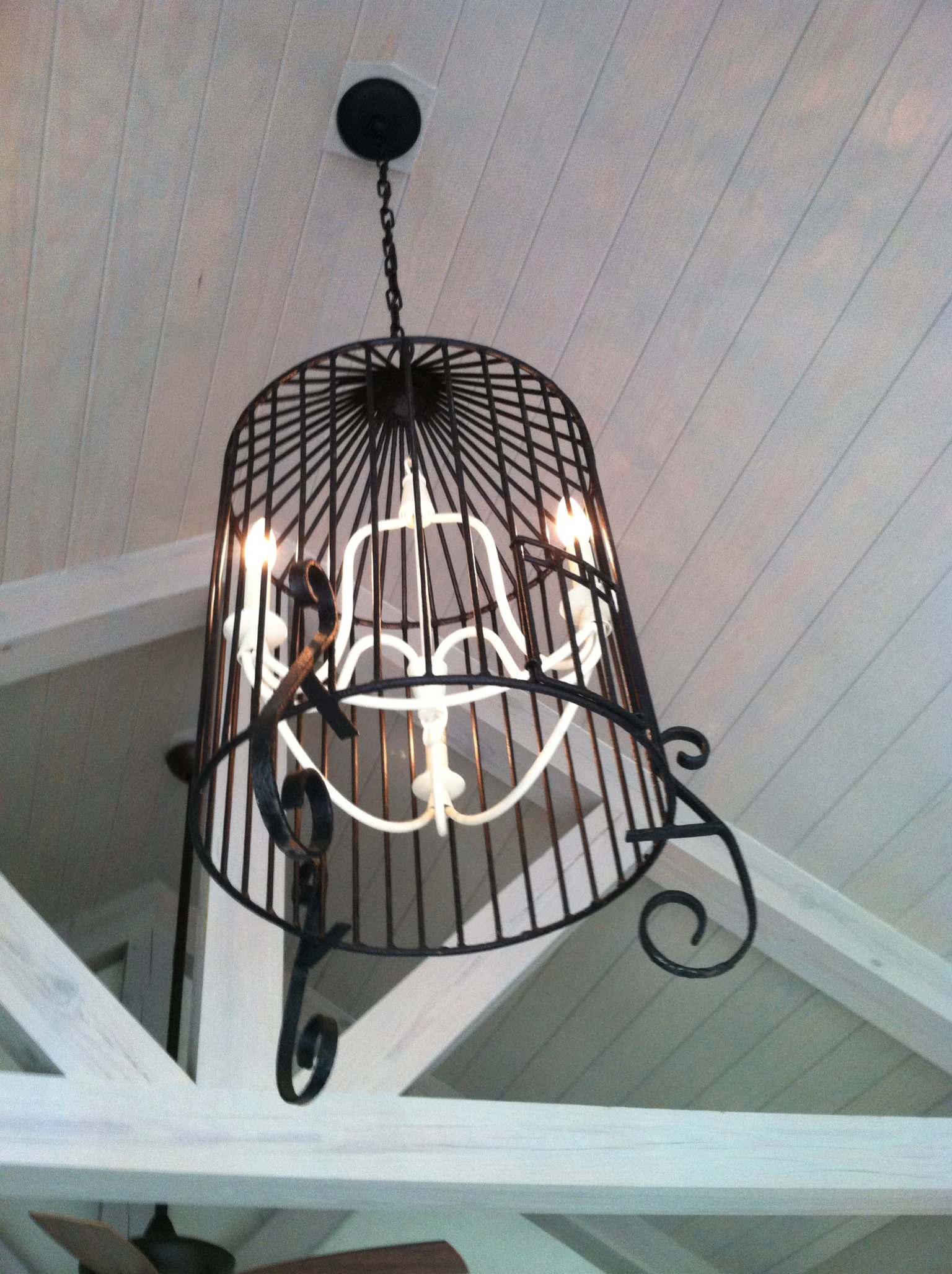 Diy Restoration Hardware Bird Cage Light