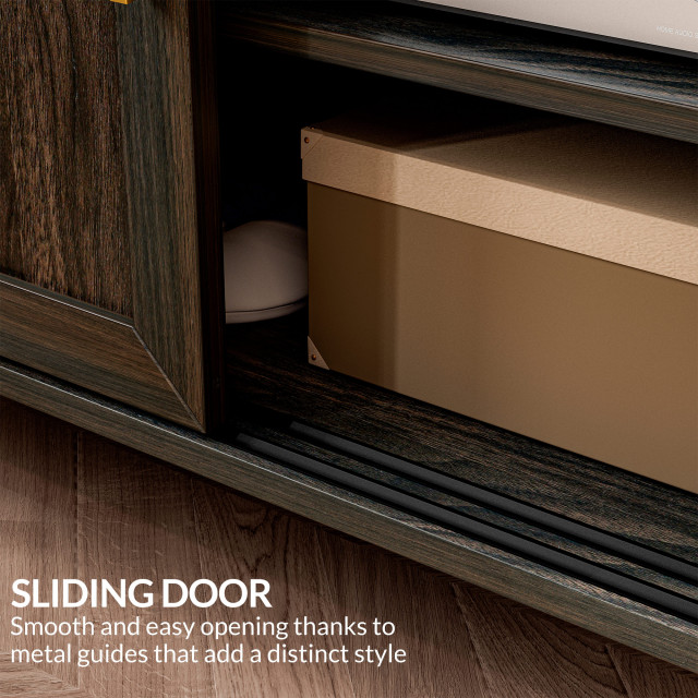 Shoe Rack, Free Standing Storage Cabinet w/Sliding Door - Dana ...