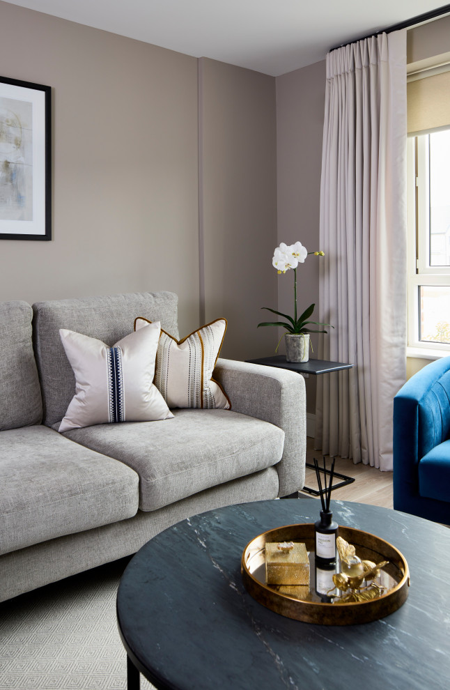 Stylish Home Renovation - Contemporary - Living Room - by Foxburrow ...