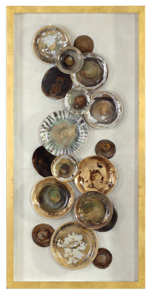 Myla Antique Plate Shadow Box - Contemporary - Wall Accents - by Ownax ...