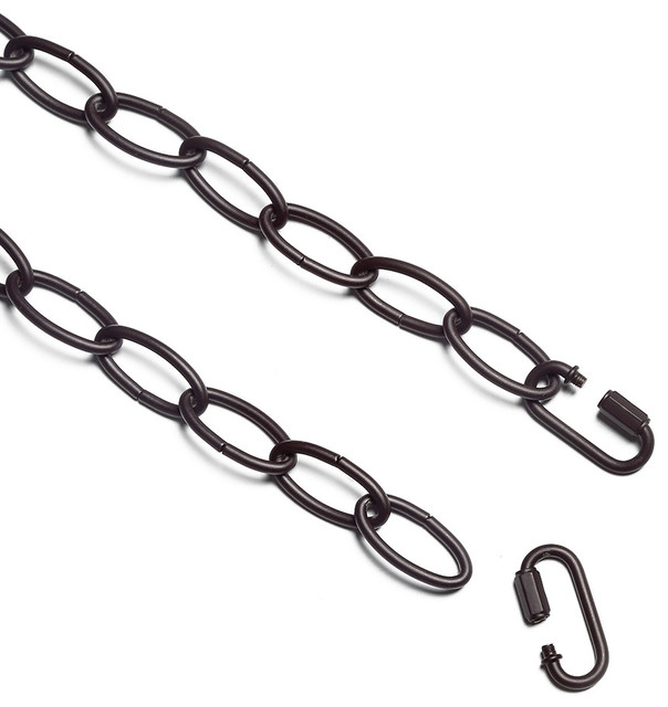 19 feet Ceiling Light Fixture Chains Bronze - Traditional - Lighting ...