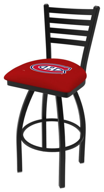 Holland L014 Montreal Canadiens 36" Swivel Bar Stool - Black ...