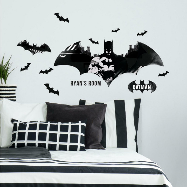Batman Emblems Headboard Peel and Stick Giant Wall Decals ...