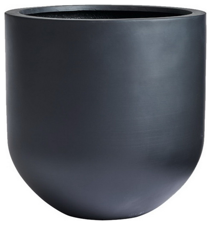 DTY Signature Mount Antero 1-piece Fiberstone Bullet Planter, Small ...