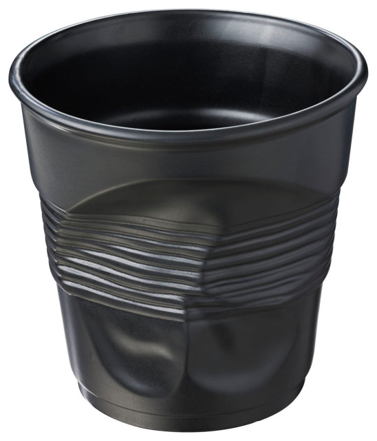 Revol Froisses - 105 3/4 oz. Crumpled Champagne Bucket - Satin Black ...