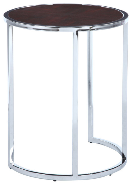 Modern Classics Chin Side Table, Walnut, 23"H x 19"W x 19"D ...