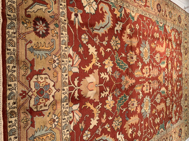 Rust Persian Serapi Design 10'x14' - Mediterranean - Area Rugs - by ...