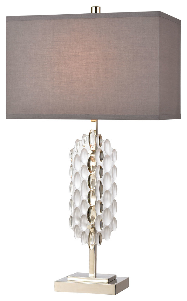 Elk Home D4287 Icy Reception Table Lamp, Clear and Chrome ...