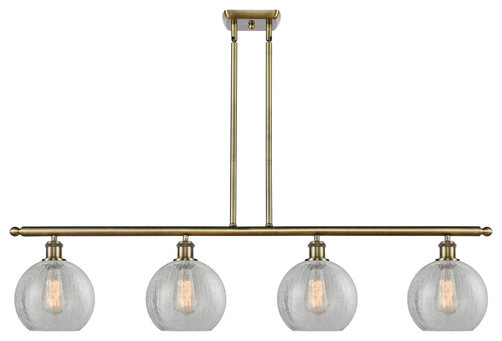 Innovations Lighting 516-4I-SN-G125-8 Athens 4 Light - Industrial ...