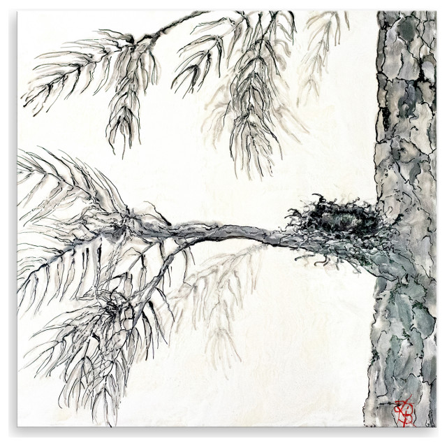 Monoscape XIX' Wrapped Canvas Wall Art by Karen Biery, 20"x20 ...