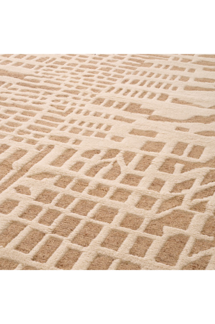 Cream Wool Carpet, Eichholtz Elyn, 10' X 13' - Contemporary - Area Rugs ...