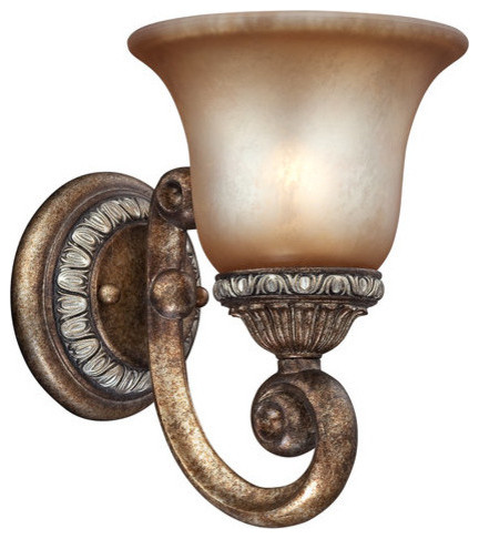 Dolan Designs Carlyle 1 Arm Wall Sconce - Traditional - Wall Sconces ...