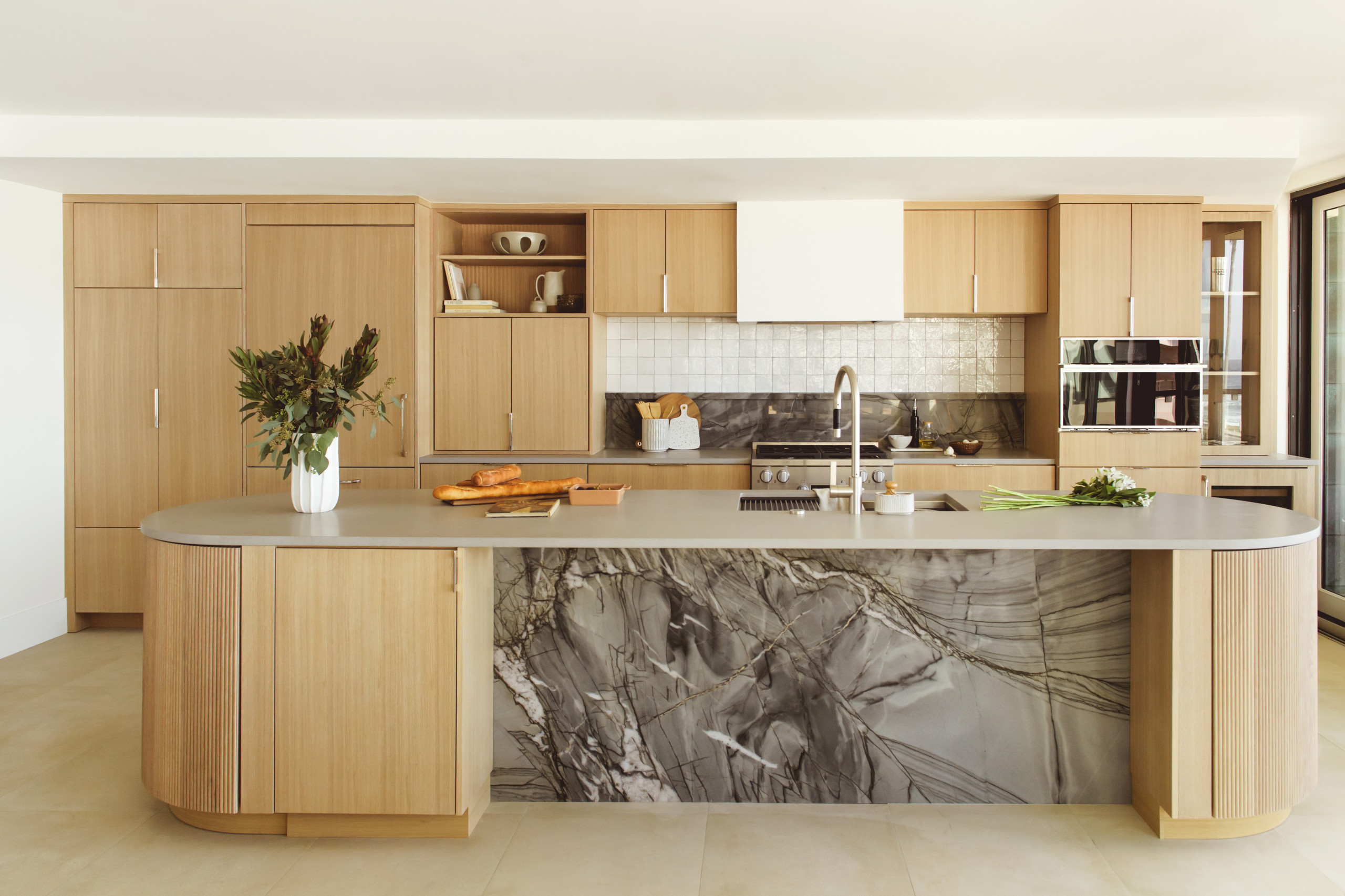 Angled Kitchen Island Rounded Granite Kitchen Island Are Curved