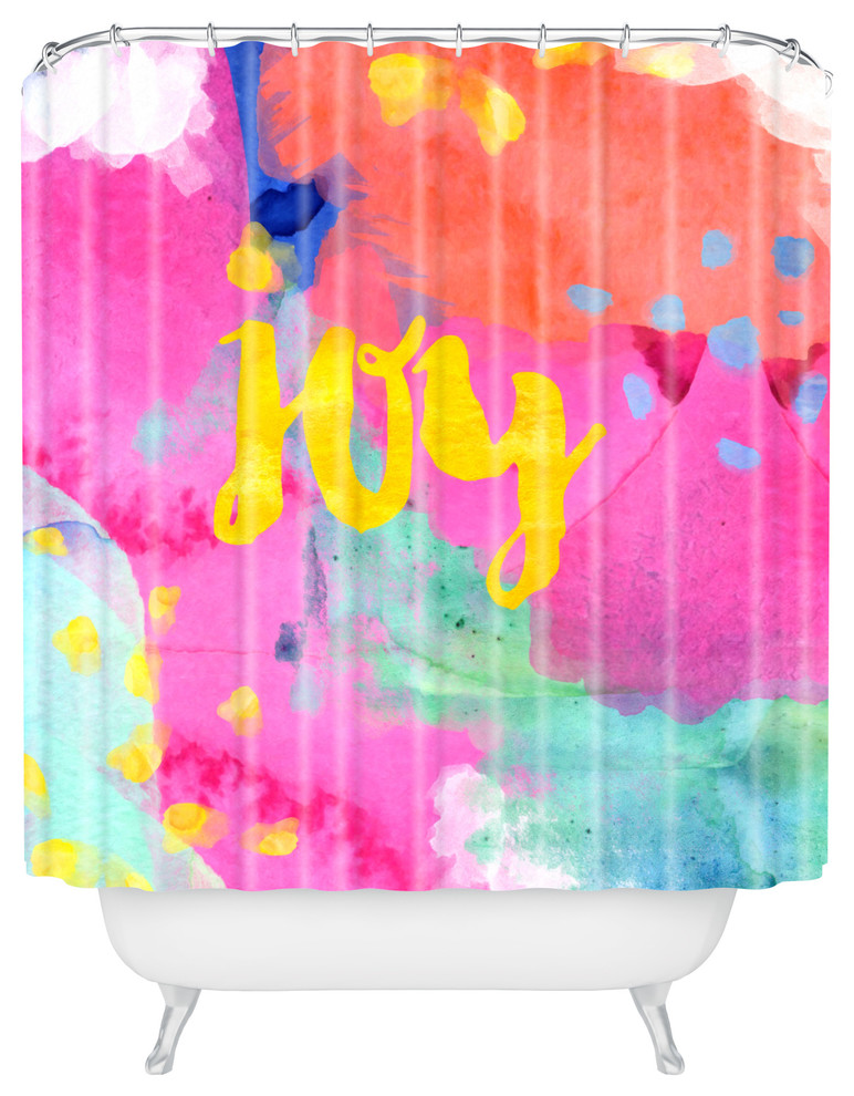 Hello Sayang Oui Joy Shower Curtain Standard 69x72 Contemporary