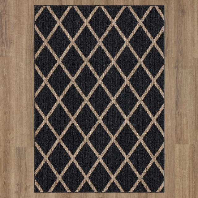 Mohawk Home Lewis Diamond Area Rug, 5' x 7' - Scandinavian - Area Rugs ...