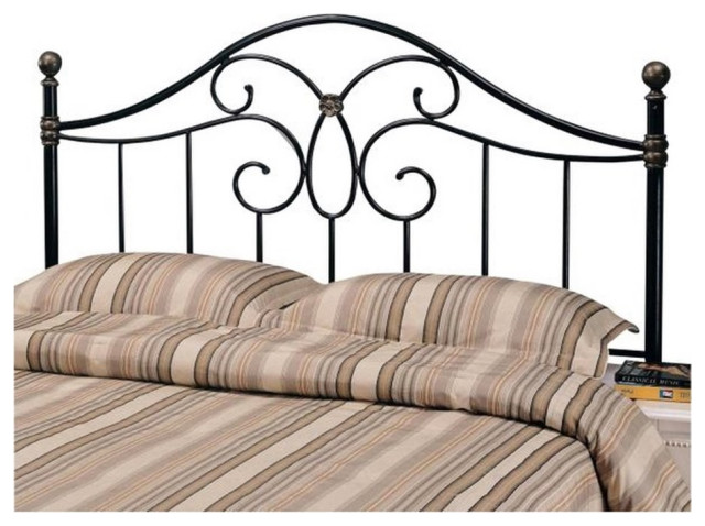 Coaster Bailey Full/Queen Metal Headboard in Black/Bronze - Traditional ...