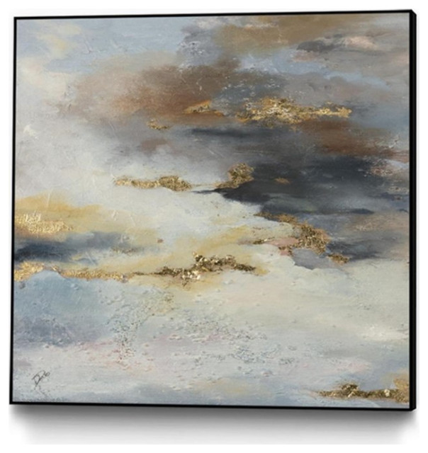Giant Art Canvas 20x20 A Light In The Dark I Framed in Multi-Color ...