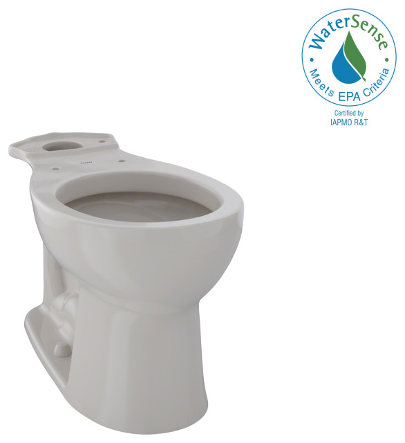 Toto Entrada Universal Height Round Toilet Bowl Sedona Beige ...