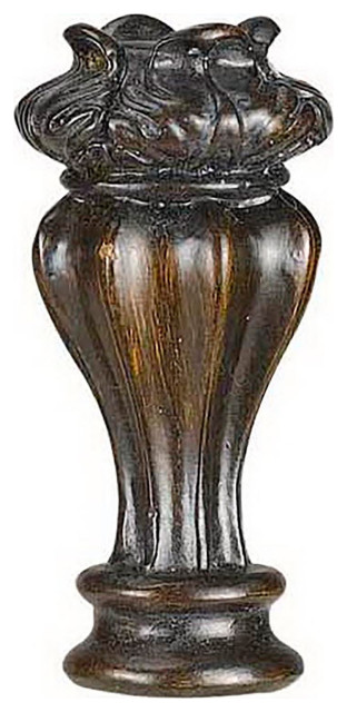 Brown Resin Finial, Finials, Fa-5006B - Transitional - Lighting ...