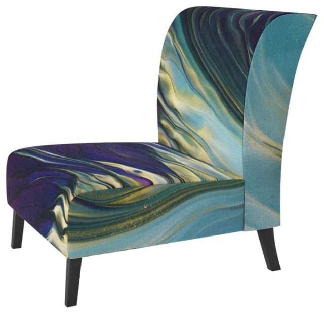 Beautiful Mixed Abstract Fluid VII Chair - Contemporary - Armchairs And ...