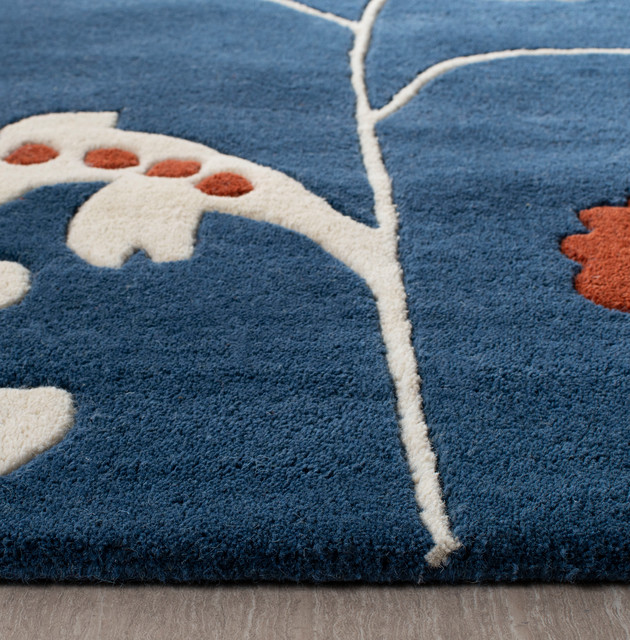 Safavieh SoHo Collection, SOH772 Rug, 6' Square - Contemporary - Area ...