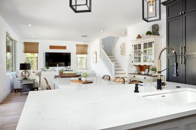 Portofino Classico Quartz Kitchen and Dining Room - Contemporary ...