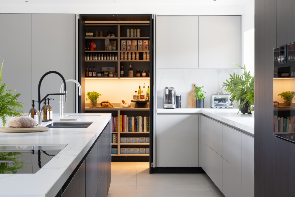 A masterclass of kitchen function and flow - Contemporary - Kitchen ...