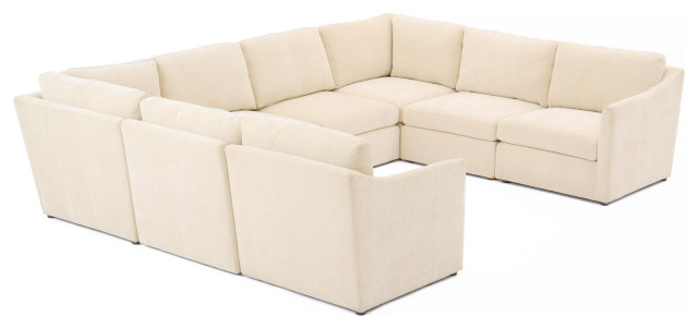 Aiden Beige Modular U Sectional - Beige - Modern - Sectional Sofas - by ...