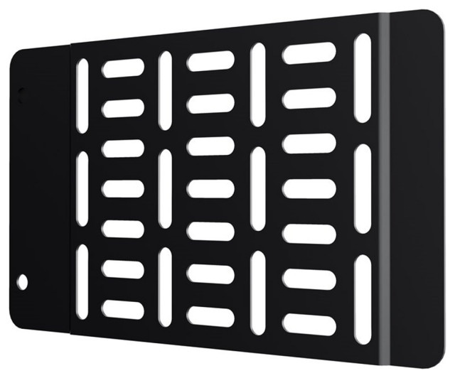 AVF Steel Universal Mounting Plate for Media Streaming Devices in Black ...