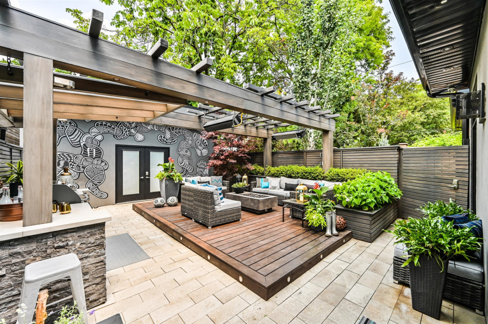 Rosedale Backyard Living Space - Transitional - Toronto - by Owen ...