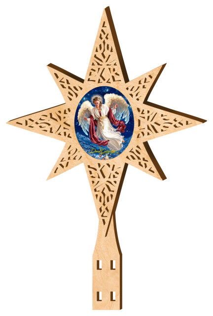 Angel Of Peace Tree Topper by D. Gelsinger - Traditional - Christmas ...