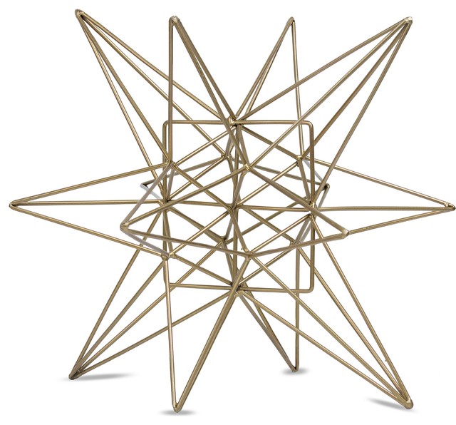 Metal Star Figurine, Medium - Contemporary - Decorative Objects And ...