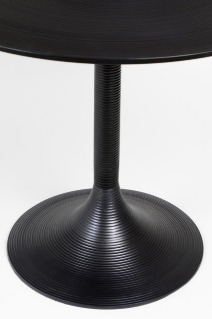 Black Round Dining Table | Bold Monkey Hypnotising - Midcentury ...