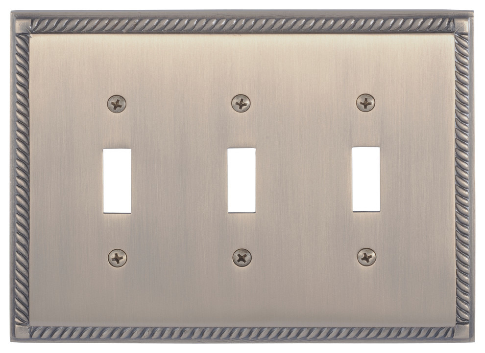 Georgian Triple Switch - Traditional - Switch Plates And Outlet Covers ...