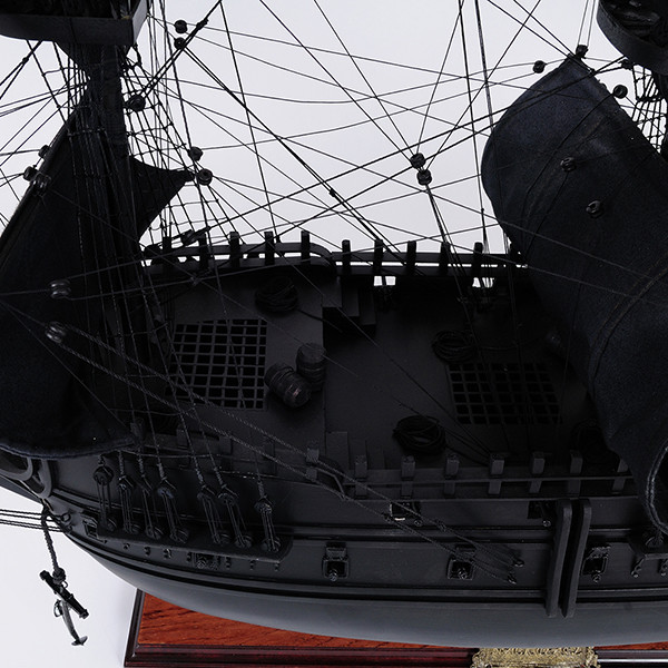 Black Pearl Pirate Ship Midsize With Display Case - Beach Style ...