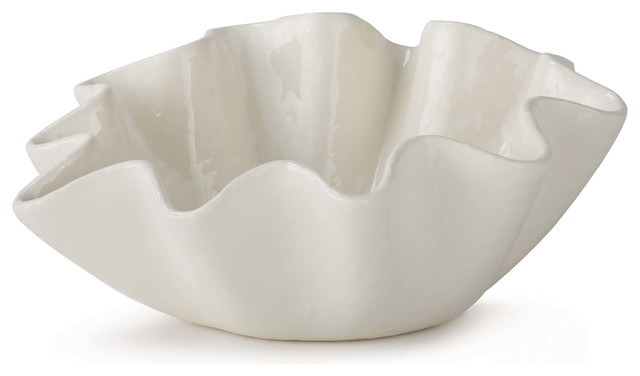 Home & Living Kitchen & Dining White decorative ceramic bowl etna.com.pe