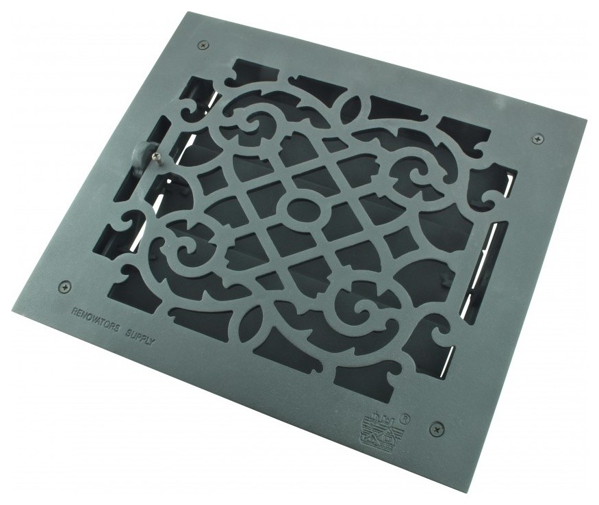 Heat Register Cast Aluminium With Logo RSF, Black, 14"x12"x1.5 ...