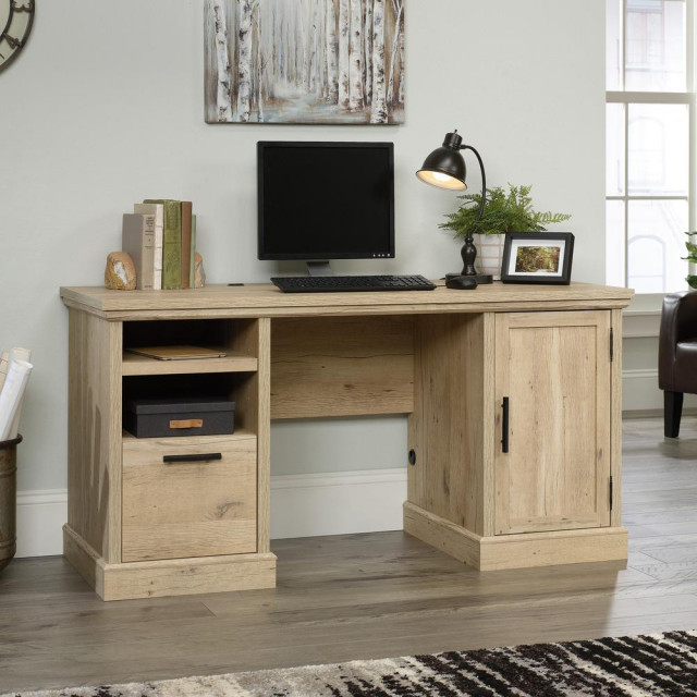 Aspen Post Computer Desk Prime Oak - Contemporary - Desks And Hutches ...
