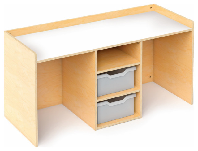 Stem Activity Desk With Trays - Transitional - Kids Desks And Desk Sets ...